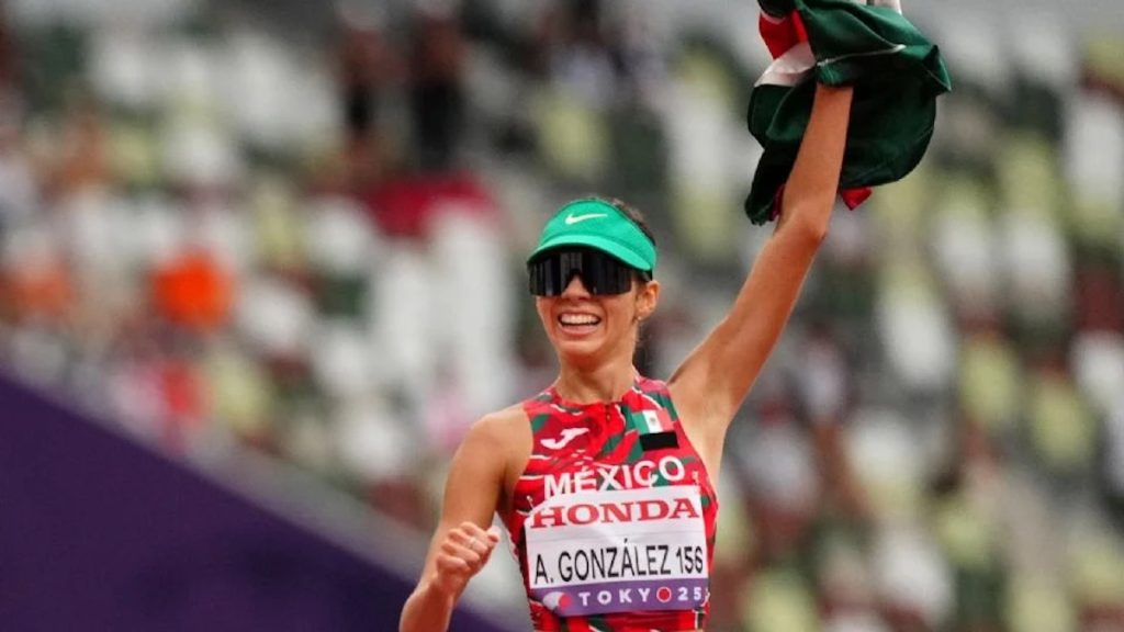 Alegna González conquista la medalla de plata en los 20 km de marcha del Mundial de Atletismo de ...